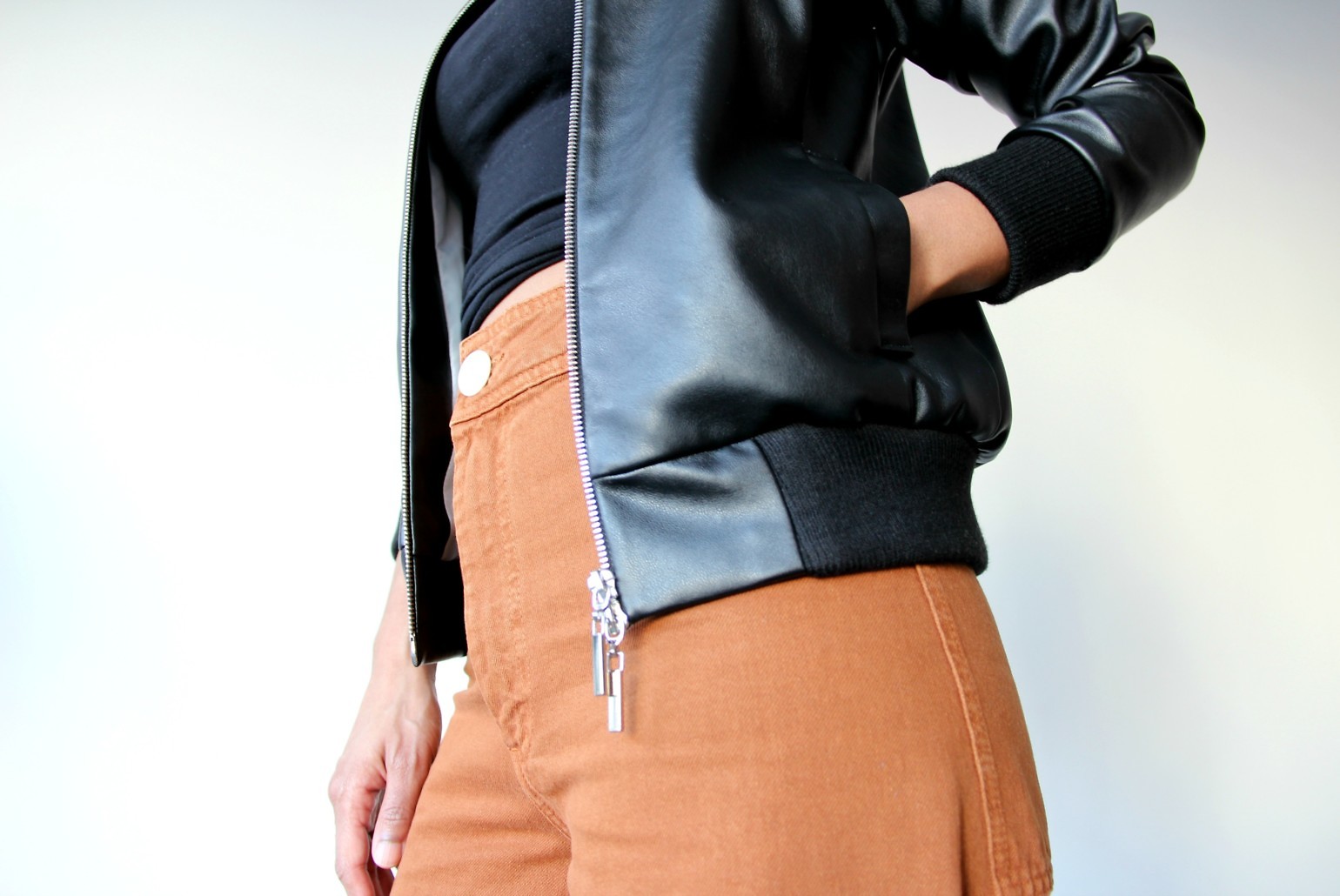 DIY Drop Shoulder Bomber Jacket Zip Up by Sweet Shard